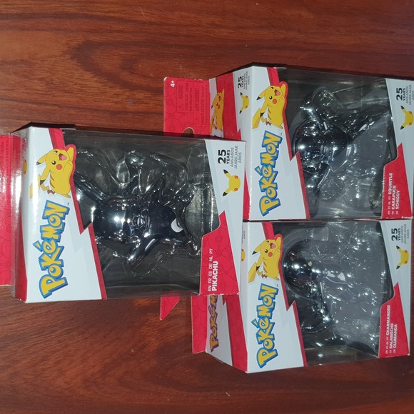 Pokemon | Toys | Pokemon 25th Anniversary Silver Figures Bundle Brand ...
